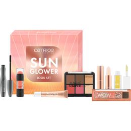 Catrice Damen Augen-Make-Up-Set &raquo;SUNGLOWER LOOK SET&laquo; 7 Produkte f&uuml;r einen sonnenverw&ouml;hnten Teint, mit warmen T&ouml;nen, vegan. rosa