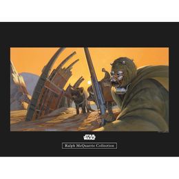Komar Bild &raquo;Star Wars Classic RMQ Tusken&laquo; Star Wars 1 Stk. tlg. Wandbild zur Dekoration im Kinderzimmer - ohne Rahmen bunt Holz, Papier