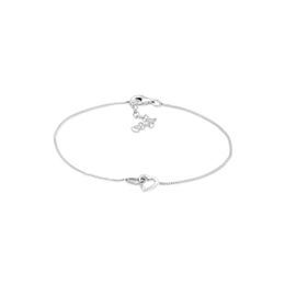 Elli Damen Armband &raquo;Herzen Verschlungen Lovely 925 Silber&laquo; silber