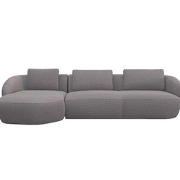 FLEXLUX Wohnlandschaft &raquo;Torino, rund, L-Form, Sofa-Ecke mit Recamiere, Longchair-Sofa&laquo; Modernes, organisches Sofa-Design, Kaltschaum, 
