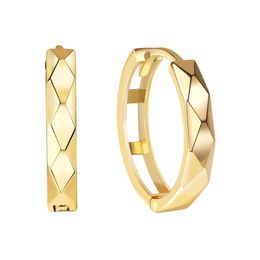 Firetti Damen Paar Creolen &raquo;Schmuck Geschenk Gold 375 Ohrschmuck Creole&laquo; gold
