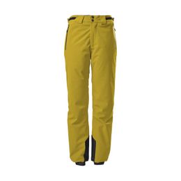 Killtec Herren Skihose &raquo;KSW 58 MN SKI PNTS&laquo; Wasserdichte Skihose mit 4-Wege-Stretch und verstellbarer Taille gelb XL, Normalgr&ouml;&szlig;en