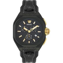 Versace Herren Chronograph &raquo;V-LEGEND CHRONO&laquo; Quarzuhr, Armbanduhr, Herrenuhr, Swiss Made,analog, Tag, Stoppfunktion schwarz