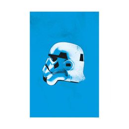 Komar Bild &raquo;Star Wars Classic Helmets Stormtrooper&laquo; Star Wars 1 Stk. tlg. Wandbild zur Dekoration im Kinderzimmer - ohne Rahmen bunt Holz, Papier