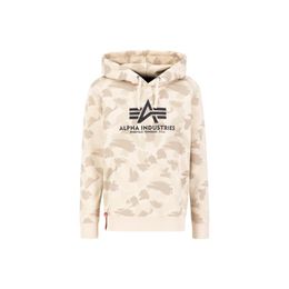 Alpha Industries Damen Hoodie &raquo;Basic Hoodie BL Camo&laquo; beige S