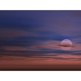 papermoon Fototapete &raquo;HIMMELSONNE WOLKEN WELTALL SONNENUNTERGANG SOMMER XXL&laquo; bunt Vlies