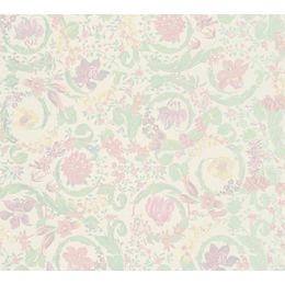 Versace Vliestapete &raquo;Wallpaper 5 Floral&laquo; abstrakt gemustert leicht gl&auml;nzend leicht strukturiert Designertapete Tapeten Wohnzimmer Schlafzimmer K&uuml;che Flur 