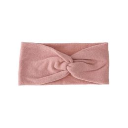 Zwillingsherz Damen Stirnband &raquo;"Classic"&laquo; Knoten vorn, Cashmere, Feinstrick
