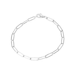 Vivance Damen Armband &raquo;925/- Sterlingsilber Gliederarmband glanz wei&szlig; 19 cm&laquo; wei&szlig;