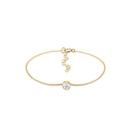 Elli Damen Armband &raquo;Glas Kirstalle Wei&szlig; 925 Sterling Silber&laquo; gold