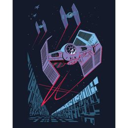 Komar Bild &raquo;Star Wars Classic Vector TIE-Fighter&laquo; Star Wars 1 Stk. tlg. Wandbild zur Dekoration im Kinderzimmer - ohne Rahmen bunt Holz, Papier