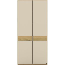 Musterring Dreht&uuml;renschrank &raquo;Savona, Kleiderschrank, Schrank, Garderobe, teilmassiv Eiche&laquo; mit T&uuml;rd&auml;mpfern, mit Spiegel oder Glas, extra B&ouml;den, MADE IN GERMANY, 