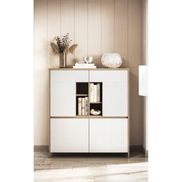 Home Affaire Highboard &raquo;Stranda, moderner Schrank, Stauraumelement im Scandic-Style&laquo; elegante Rahmenoptik, ausreichend Stauraum, vielseitig einsetzbar