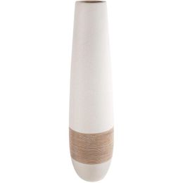 Gilde Bodenvase &raquo;Vase Olbia creme H. 66 cm&laquo; beige Keramik