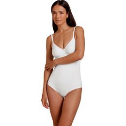 SuSa Damen Body mit B&uuml;gel wei&szlig; Gr&ouml;&szlig;e 80B