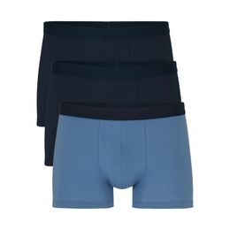 Calida Herren Calida Boxershorts &raquo;Natural Benefit&laquo; 3er Pack, Single Jersey-Qualit&auml;t, elastisch blau S (46/48)
