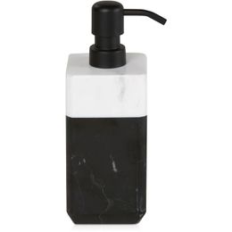 M&ouml;ve Seifenspender &raquo;Black & White&laquo; Marmor, 190 ml schwarz Marmor