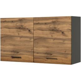 KOCHSTATION H&auml;ngeschrank &raquo;KS-Trier&laquo; Breite 100 cm grau Holzwerkstoff, MDF