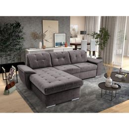 exxpo - sofa fashion Ecksofa &raquo;Derby Inkl. Kopfteilverstellung, wahlw. Bett & Bettkasten, L-Form&laquo; EXTRA an Komfort zum Relaxen, Entspannen und 