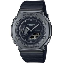 Casio G-Shock Herren Casio G-SHOCK Chronograph Quarzuhr,Armbanduhr,Herrenuhr,digital, bis 20 bar wasserd.Resinarmband schwarz