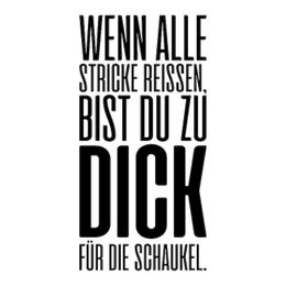 queence Wanddekoobjekt &raquo;Wenn alle Stricke reissen, ...&laquo; Stahlschild, Blechschild, Spruch, Witzig, Wanddeko, retro, 20x30cm schwarz Stahl