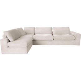 Alina Ecksofa &raquo;Sandy&laquo; mit losen Sitz und R&uuml;ckenkissen, in modernem Cordstoff beige Cord GCT (92% Polyester, 8% Nylon)