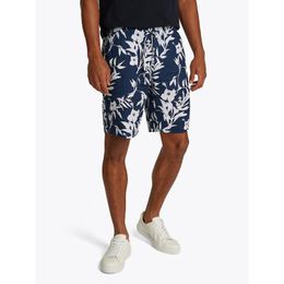 Tommy Hilfiger Herren Shorts &raquo;HARLEM PO LINEN PRINT SHORT&laquo; mit Allover Print blau 30, N-Gr