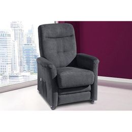 Sit & More sit&more TV-Sessel &raquo;Charlie&laquo; Set, wahlweise mit Motor und Aufstehhilfe grau Altara Nubuck , die Luxus-Microfaser aus 100% Polyester;Luxus-Kunstleder;