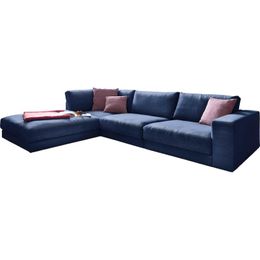 3C Candy Ecksofa &raquo;Enisa II L-Form&laquo; bestehend aus Modulen, daher auch individuell aufstellbarbar blau Korpus/Basismaterial: 100% Polyester. Sitzfl&auml;che: