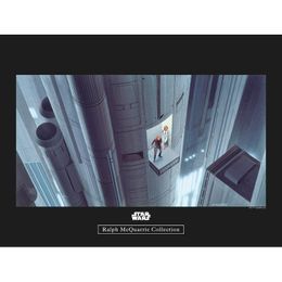 Komar Bild &raquo;Star Wars Classic RMQ Escape Plan&laquo; Star Wars 1 Stk. tlg. Wandbild zur Dekoration im Kinderzimmer - ohne Rahmen bunt Holz, Papier