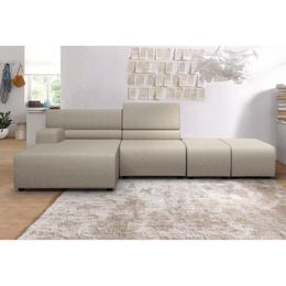 Egoitaliano Ecksofa &raquo;Babouche, Designsofa mit au&szlig;ergew&ouml;hnlichem Sitzkomfort zum Wohlf&uuml;hlen&laquo; grau Luxus-Micofaser Lederoptik (100% Polyester) ist ein neues 