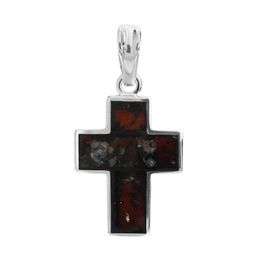 OSTSEE-SCHMUCK Damen OSTSEE-SCHMUCK Kettenanh&auml;nger &raquo; Anh&auml;nger Kreuz 24 x 19 mm&laquo; (1 Stk. tlg.) wei&szlig;