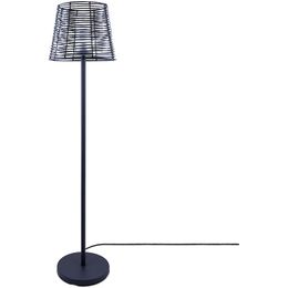 Paco Home Stehlampe &raquo;JAD, In- & Outdoor&laquo; E27 Au&szlig;enlampe, E27, Moderne Optik, IP44 spritzwassergesch&uuml;tzt grau
