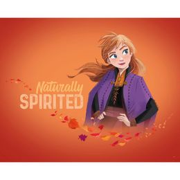 Komar Bild &raquo;Frozen 2 Anna Autumn Spirit&laquo; Disney 1 Stk. tlg. Wandbild zur Dekoration im Kinderzimmer - ohne Rahmen bunt Holz, Papier
