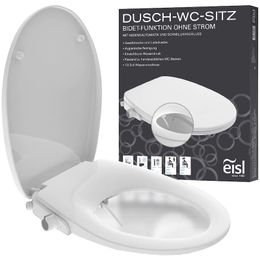 EISL&reg; Dusch-WC-Sitz &raquo;Bidet Einsatz&laquo; Absenkautomatik, Schnellverschluss wei&szlig; Thermoplast