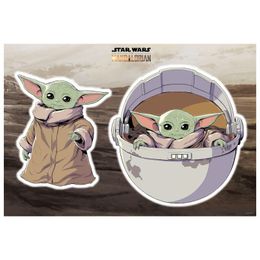 Komar Wandtattoo &raquo;Star Wars The Child - Gr&ouml;&szlig;e 50 x 70 cm&laquo; selbstklebend, Wandsticker, Kinderzimmer bunt Folie