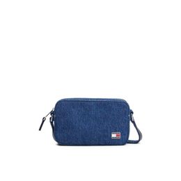 Tommy Jeans Damen Mini Bag &raquo;TJW COOL DENIM CAMERA BAG&laquo;, Damen Schultertasche, Minibag, Umh&auml;ngetasche mit Logoflagge blau