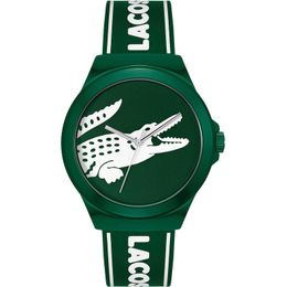 Lacoste Herren Quarzuhr &raquo;NEOCROC&laquo; Armbanduhr, Herrenuhr, Mineralglas, Silikonarmband gr&uuml;n