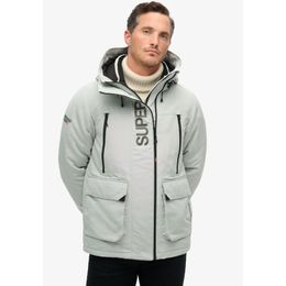 Superdry Herren Outdoorjacke &raquo;HOOD ULTIMATE EMB WINDBREAKER&laquo; mit Kapuze grau L