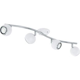 Eglo Deckenspot &raquo;BIMEDA Deckenstrahler, GU10, IP20, Stahl, Deckenlampe, Wohnzimmerlampe&laquo; GU10 LED-Board Warmwei&szlig; Spot, Schlafzimmerlampe, L64 x B10 cm