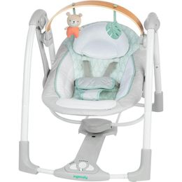 Ingenuity Babywippe &raquo;Cozy Spot Swing 'n Go Portable Swing&laquo; bis 9 kg mit Sound-Effekt gr&uuml;n Babywippe