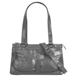 SPIKES & SPARROW Spikes & Sparrow Damen Henkeltasche echt Leder schwarz