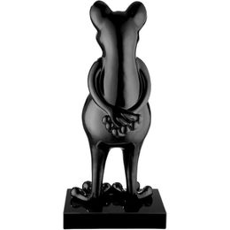 Casablanca by Gilde Tierfigur &raquo;Skulptur Frosch schwarz&laquo; schwarz Kunstharz