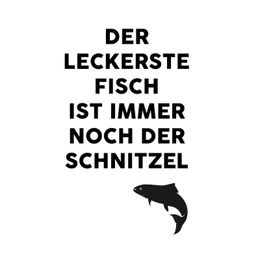 queence Wanddekoobjekt &raquo;Fisch&laquo; Stahlschild, Blechschild, Spruch, Witzig, Wanddeko, retro, 20x30cm schwarz Stahl