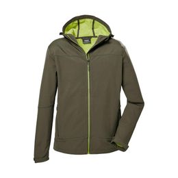 Killtec Herren Softshelljacke &raquo;MN SFTSHLL JCKT&laquo; Wind- und wasserabweisende Softshelljacke mit verstellbaren Details gr&uuml;n S