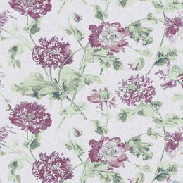 Laura Ashley Vliestapete &raquo;Hepworth&laquo; Motiv glatt Motiv lila Vlies