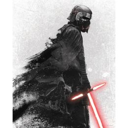 Komar Bild &raquo;Star Wars EP9 Kylo Vader Shadow&laquo; Star Wars 1 Stk. tlg. Wandbild zur Dekoration im Kinderzimmer - ohne Rahmen bunt Holz, Papier