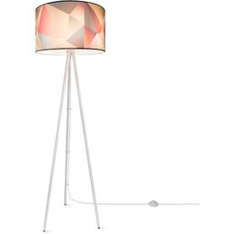 Paco Home Stehlampe &raquo;Trina Kosy&laquo; E27 LED Stehlampe Modern Wohnzimmer Schlafzimmer, Pastellfarben Deko E27 wei&szlig;