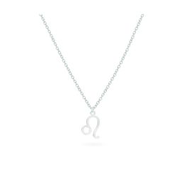 Beka & Bell Beka & Bell Damen Beka&Bell Kette mit Anh&auml;nger &raquo;925-Sterling Silber Gl&auml;nzend 42cm L&ouml;we&laquo; wei&szlig;