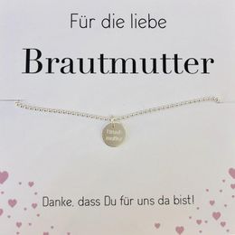 Beka & Bell Beka & Bell Damen Beka&Bell Armband &raquo;925-Sterling Silber Gl&auml;nzend 19cm&laquo; wei&szlig;